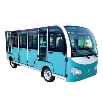11-14 Seaters Enclosed Style Gasoline Sightseeing Bus