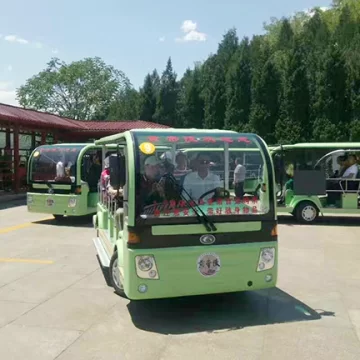 Electric Sightseeing Buses in the Yellow Emperor Mausoleum Scenic Area